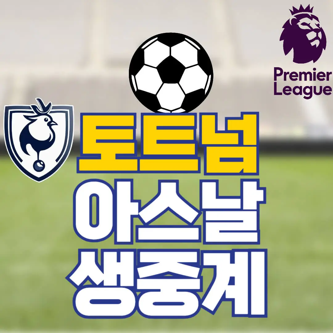 토트넘 아스날 중계 EPL 4R 2024년9월15일 토트넘 홋스퍼 FC 아스널 FC 경기일정 손흥민 축구 하이라이트