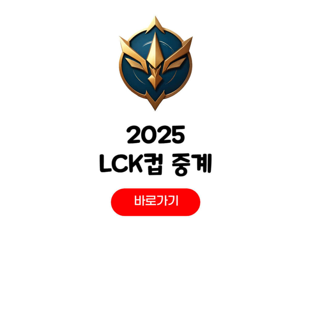 2025 LCK 예매 방법 티켓팅 꿀팁 가격 일정